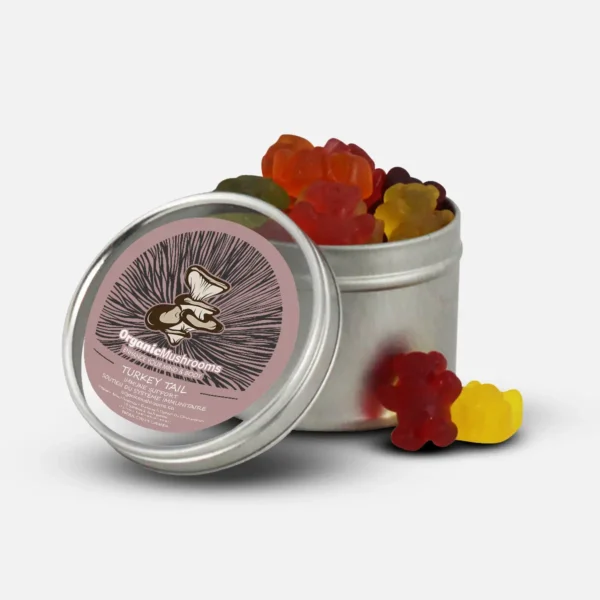 Turkey Tail Mushroom Supplement Gummies | Organic Mushrooms