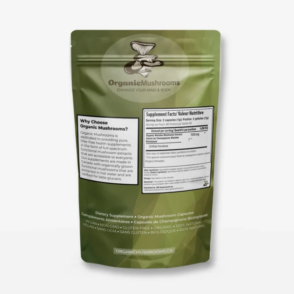 Maitake Mushroom Capsules | Organic Mushrooms